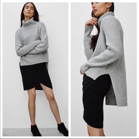Wilfred | Sweaters | Wilfred Free Lin Italian Wool Turtleneck Sweater ...
